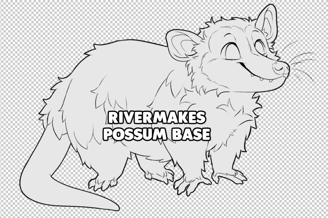 「Updated plush base is now available on my ko-fi! Link below」Ferret Zoneの漫画