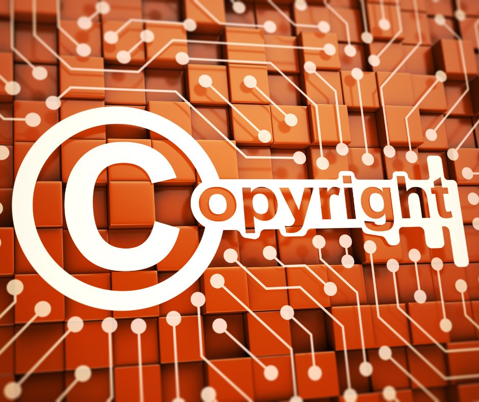 Red Copyright Symbol
