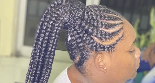 Invisible Cornrow Braids