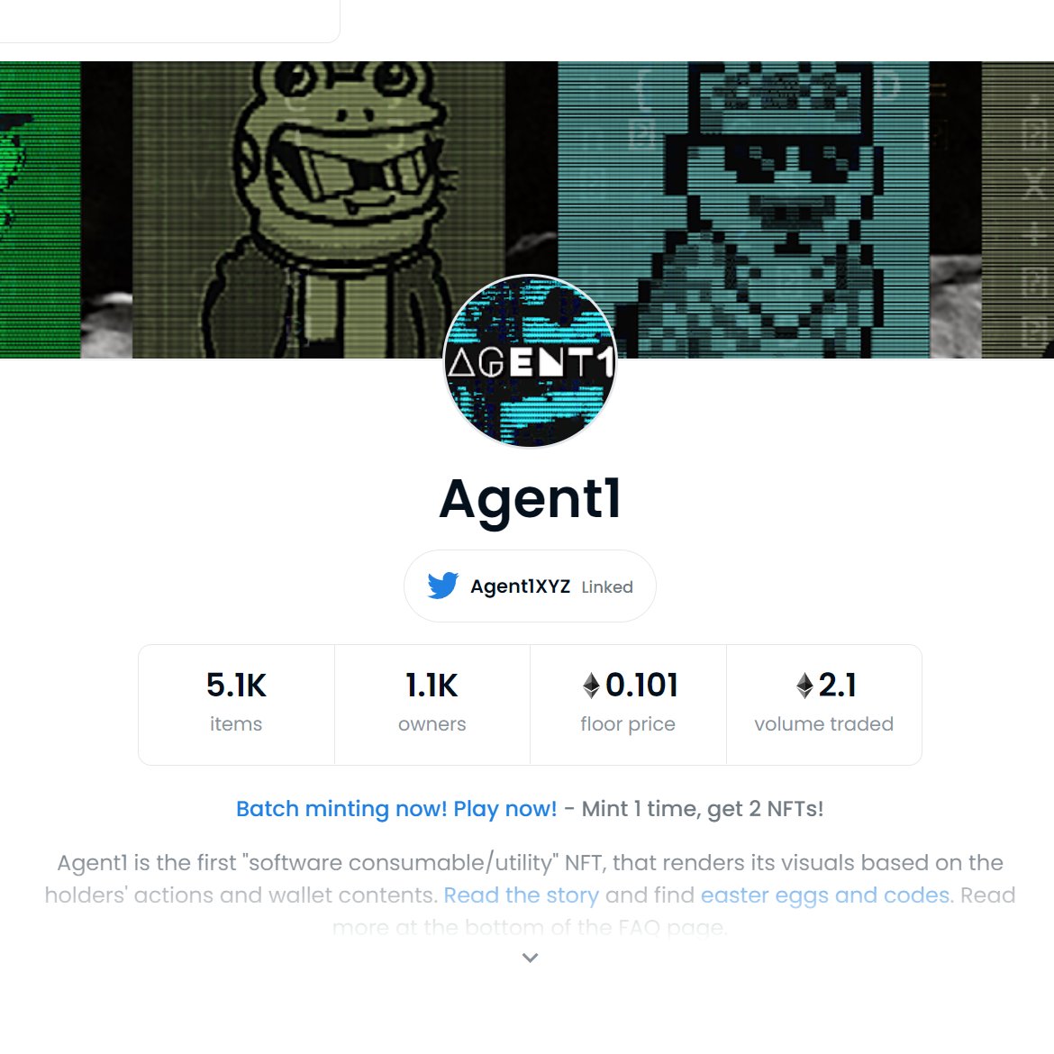 AGENT1 📟 is a Morphing NFT💎 (@Agent1XYZ) | Twitter