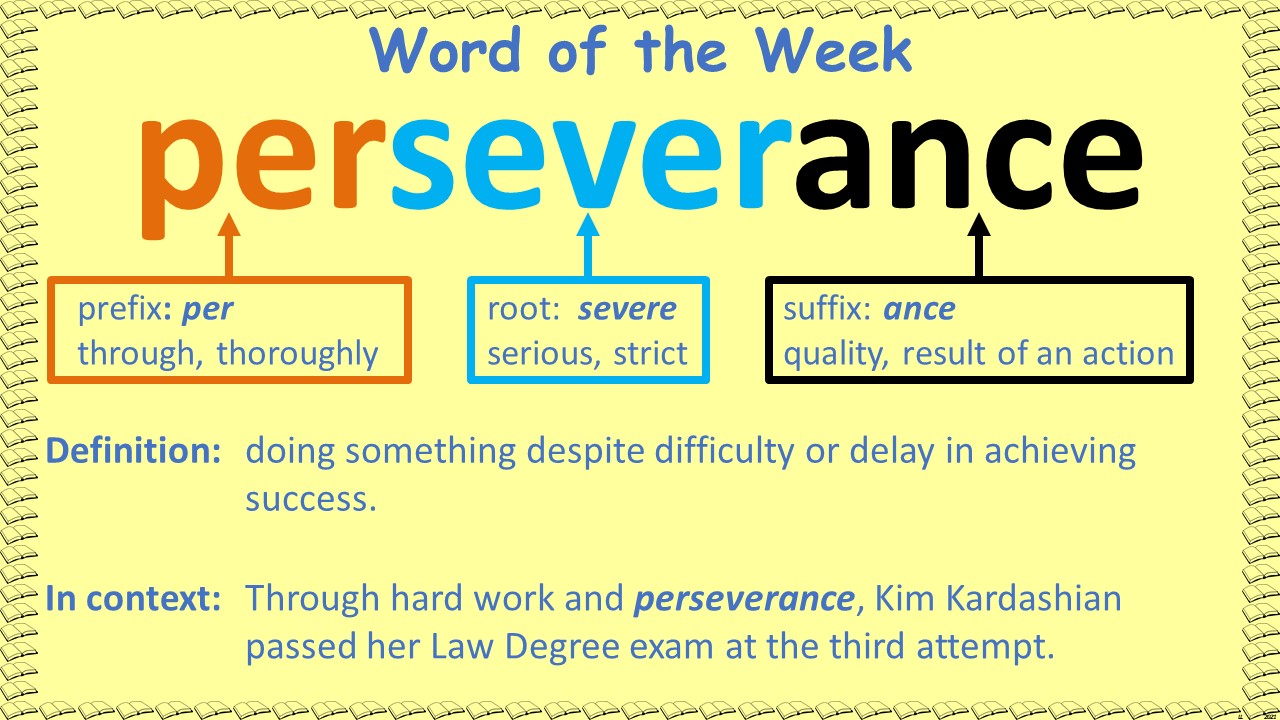 Perseverance Word