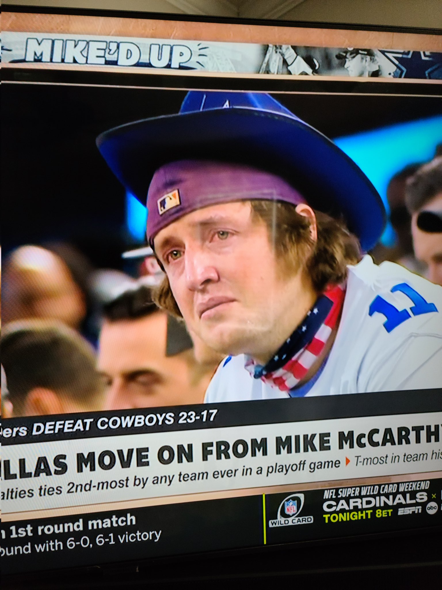 Dallas Cowboys Fans Crying