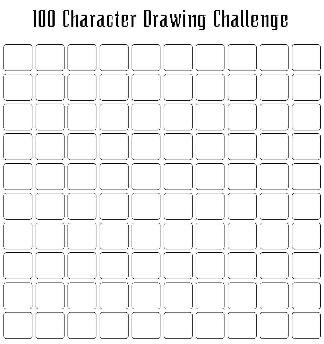 Character Challenge Meme