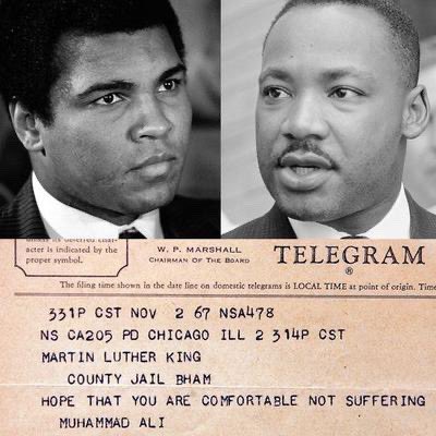Dr King And Muhammand Ali