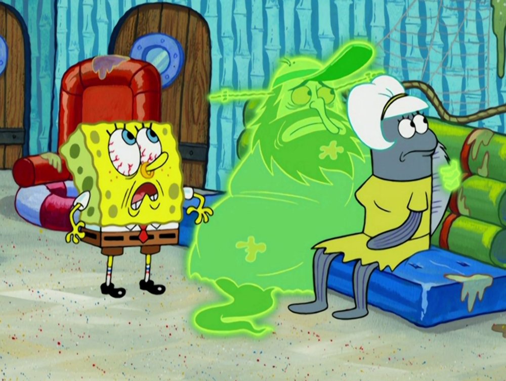 Spongebob Ghost Host