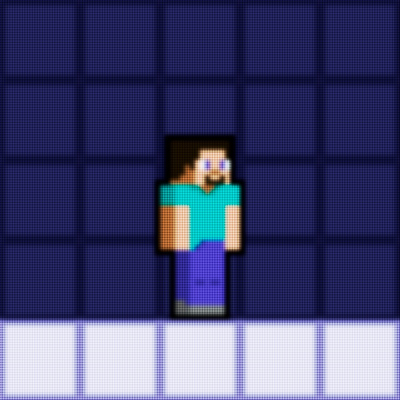 Pixel Art Minecraft Steve