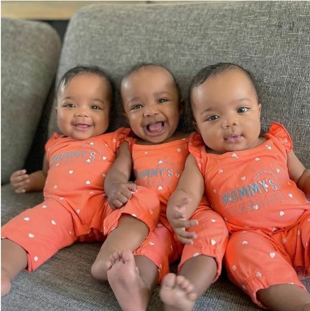 Cute Triplet Babies
