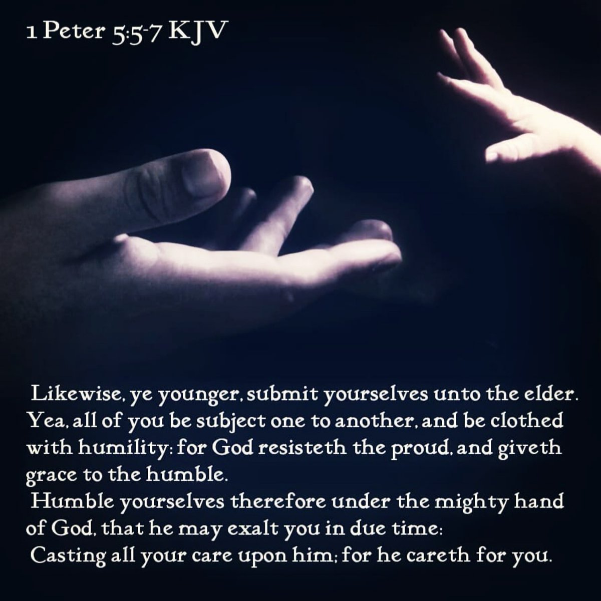 1 Peter 5 7 Kjv