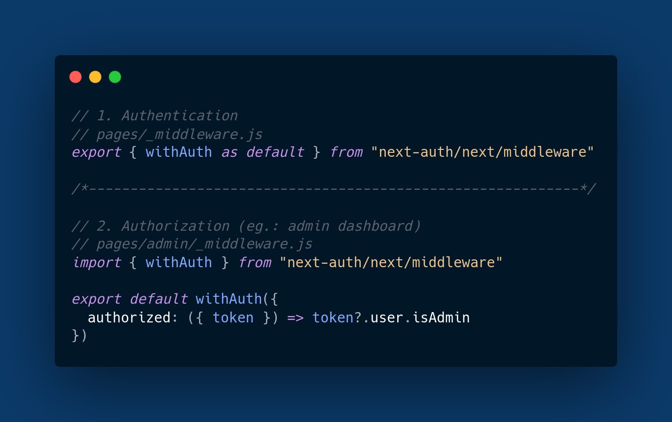 NextAuth.js on Twitter: "💡 We are proposing a new way to add authentication/authorization to ...
