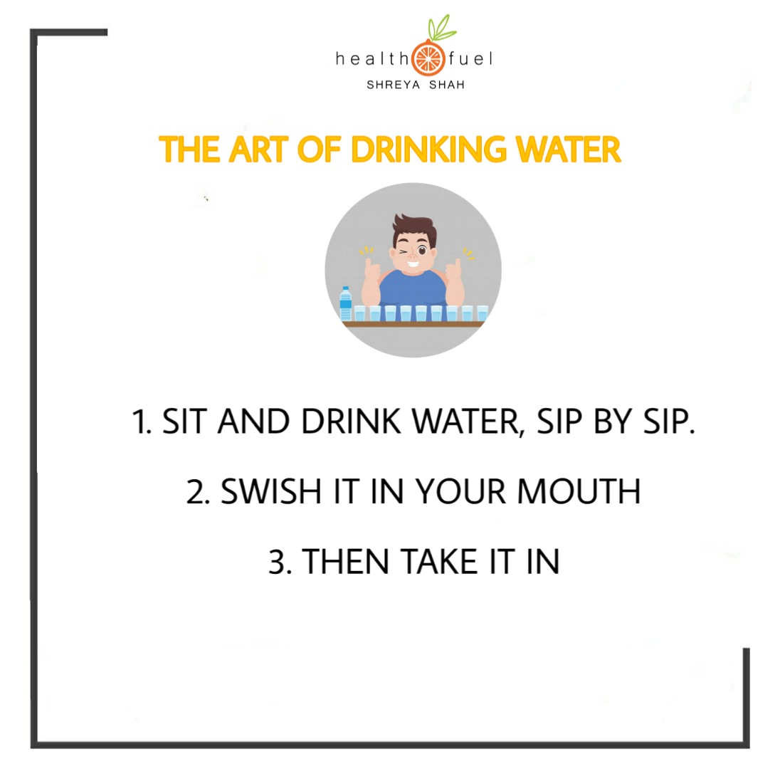 DRINK WATER SIP BY SIP, SLOWLY! Water is the most imp Nutrient in our ...