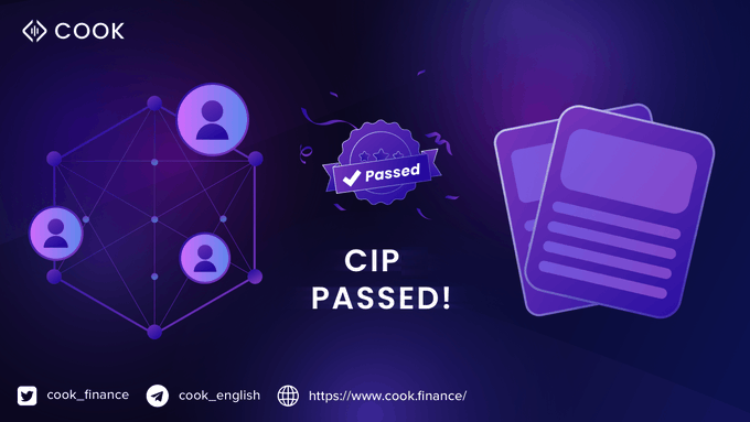 CIP #10 Passed! Thanks to everyone in our community who voted! 👨‍🍳🌟 ...
