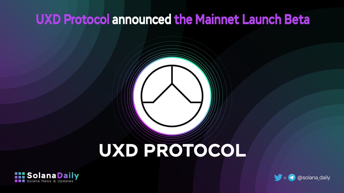 UXD (@UXDProtocol) | Twitter
