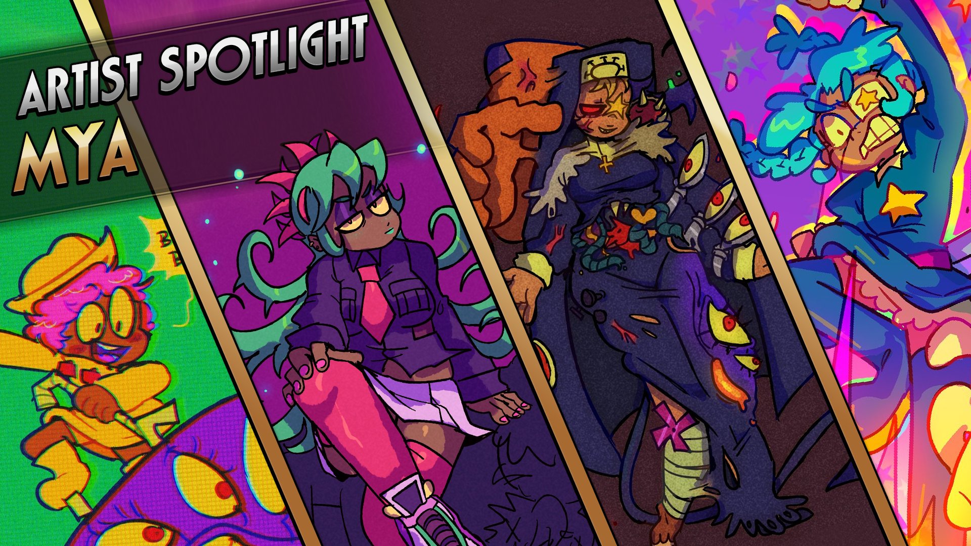 Skullgirls Art Gallery Distress: A Mariel Kinuko Cartwright Exhibition