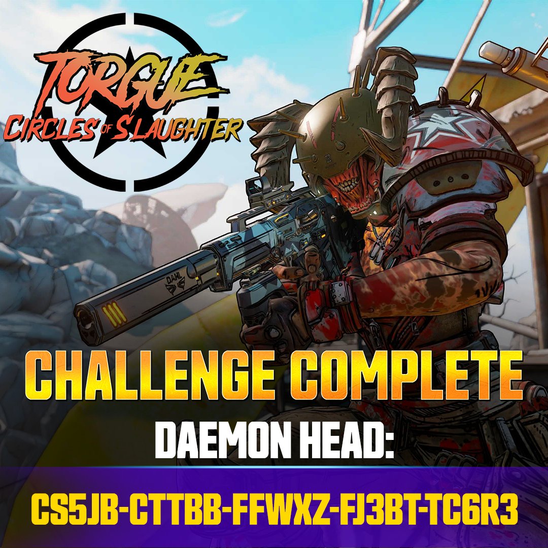 Slaughter Challenge COMPLETE! The new Daemon Head is all yours. : r ...