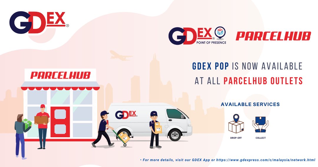 GD Express Sdn Bhd on Twitter: "📣 Sharing good news to all GDEX customers! 📦 GDEX Point of ...