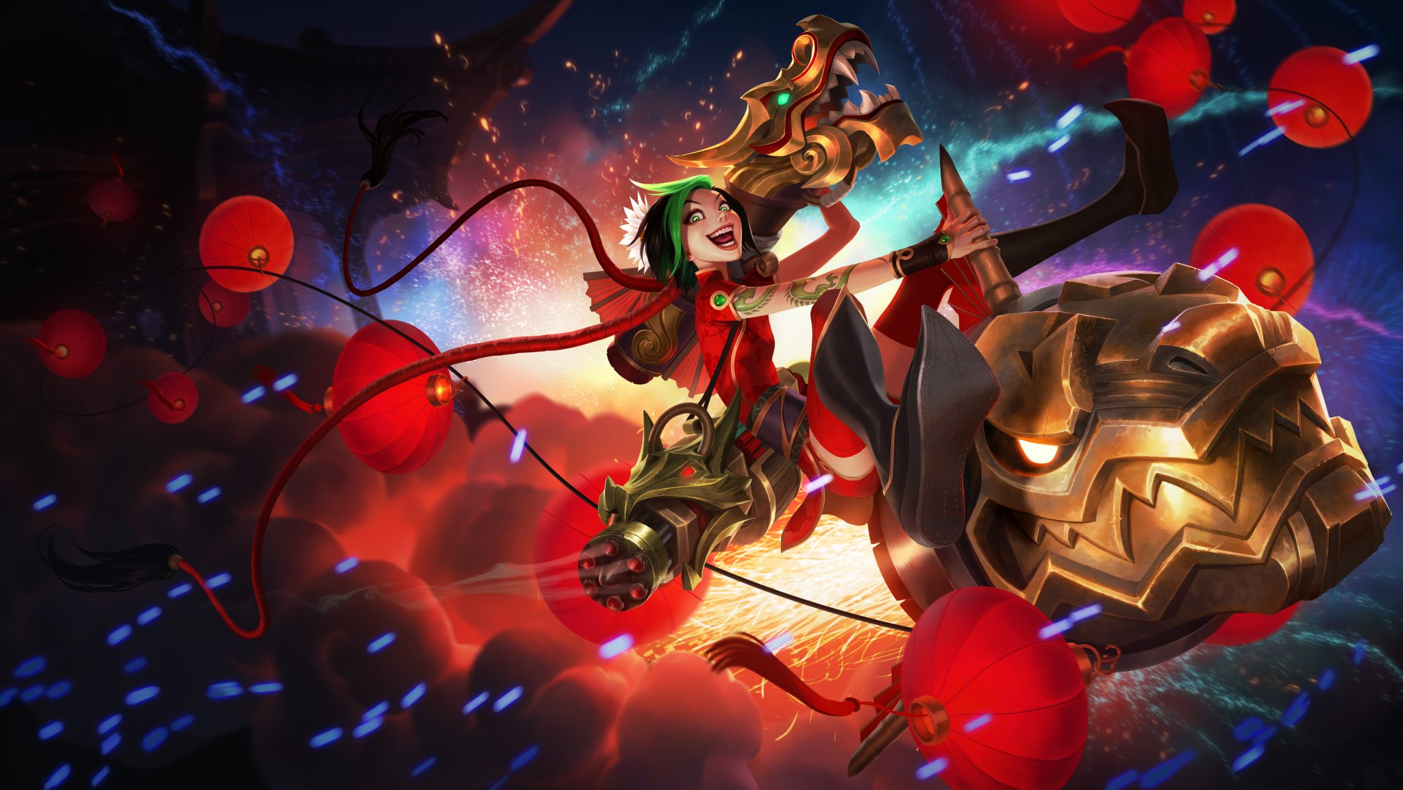 League of Legends: Wild Rift on Twitter: "Okay NOW it’s a party. Firecracker Jinx, Radiant ...