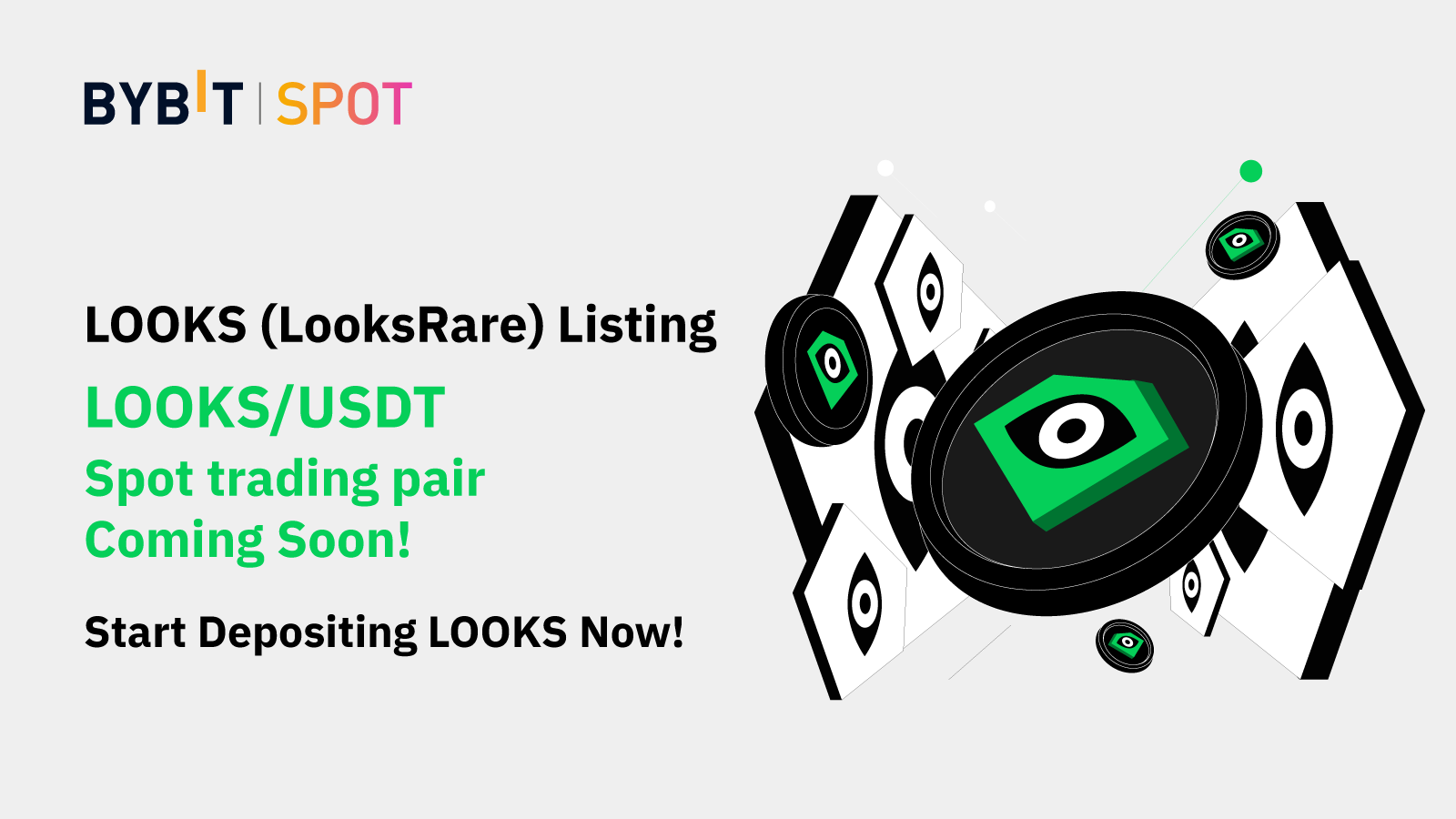 Bybit on Twitter: "📣 Bybit is excited to announce the upcoming listing of $LOOKS for spot ...