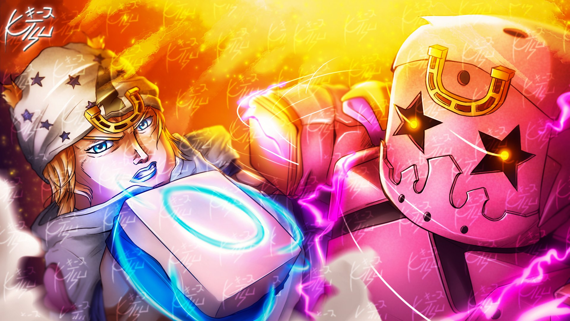 Johnny Joestar Wallpaper Johnny Joestar With Tusk Act 4 Wallpaper