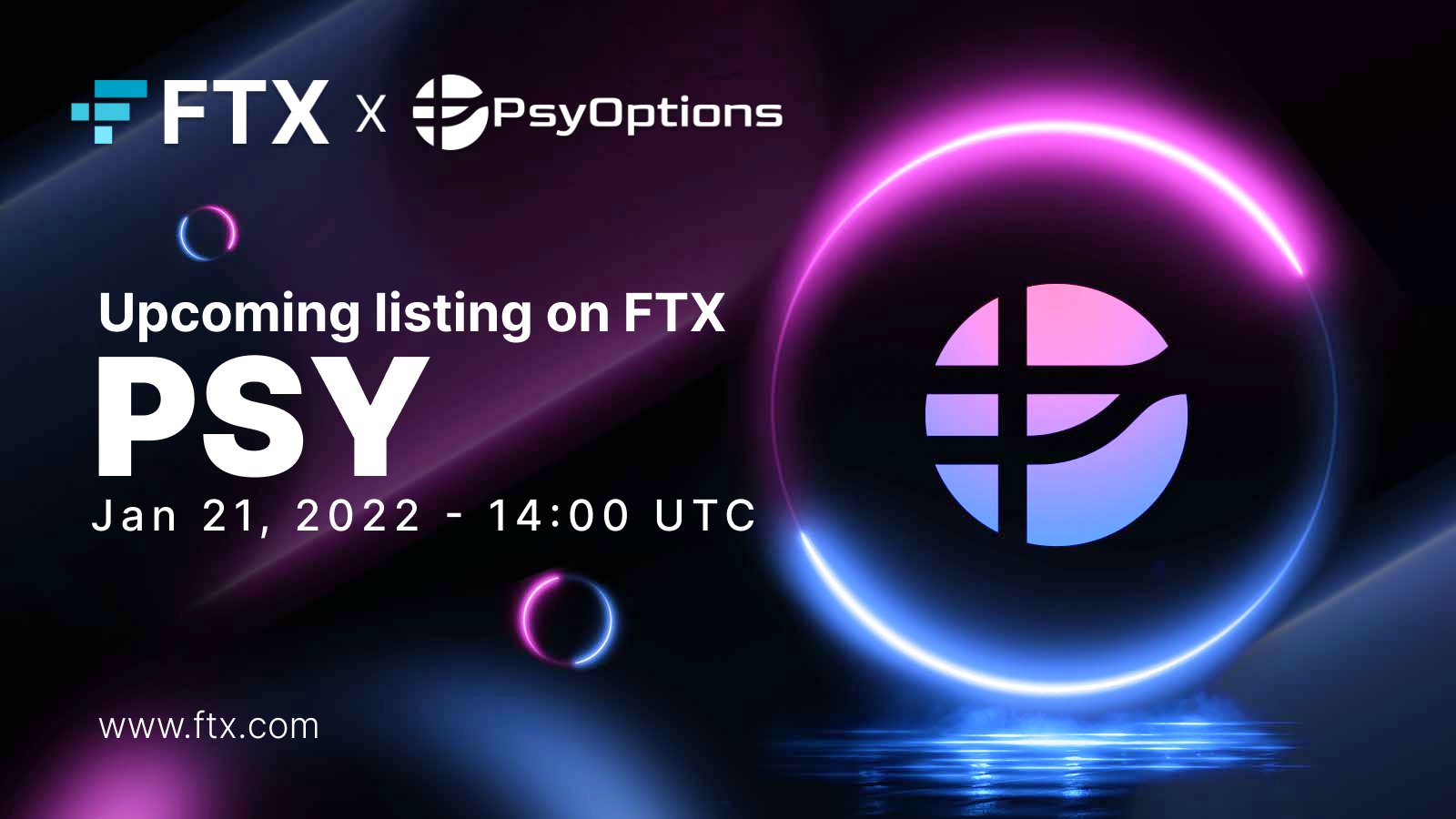 FTX on Twitter: "Upcoming listing on FTX: $PSY Spot Market! @PsyOptions Listing details: https ...