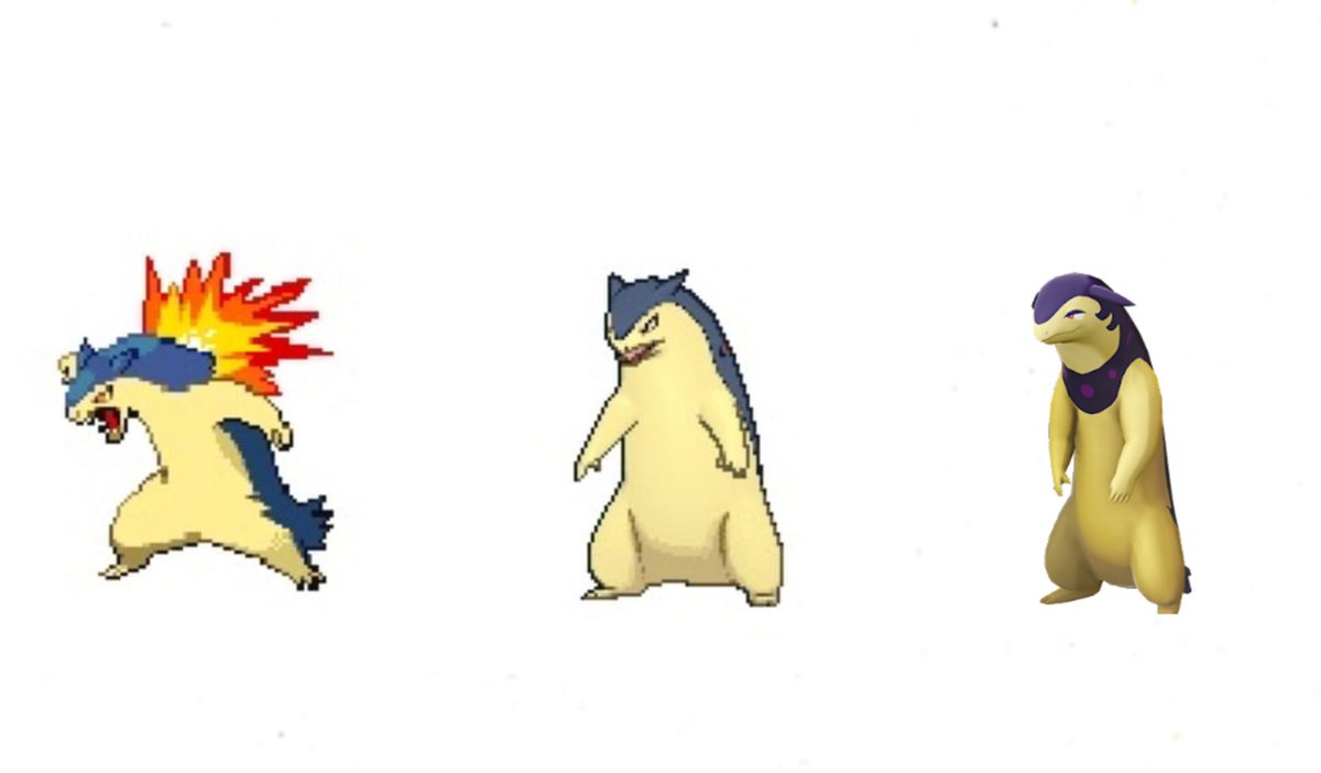 Typhlosion Evolution Chart