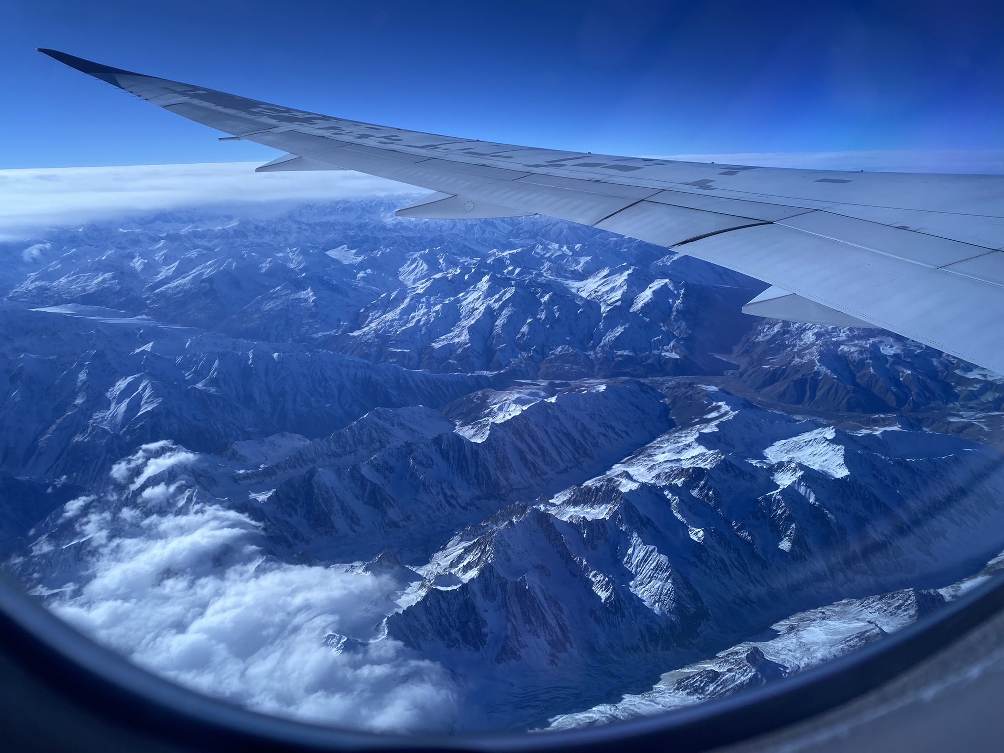 Himalayas From Plane