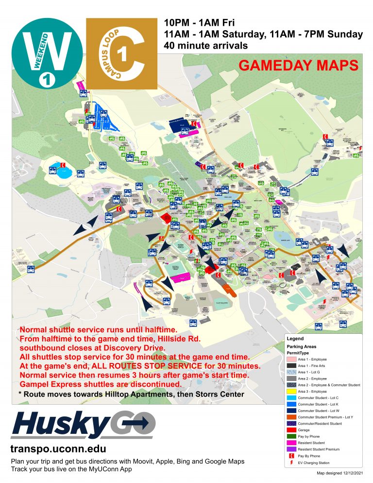 University Of Connecticut Campus Map
