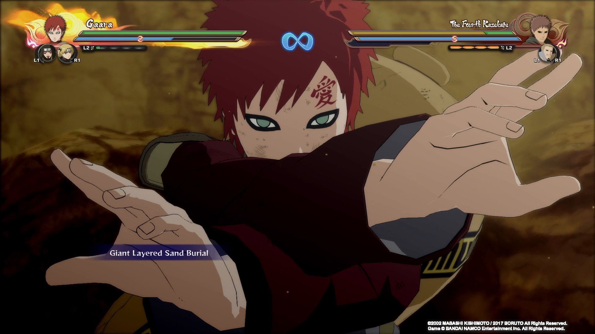 Gaara Of The Sand Shippuden