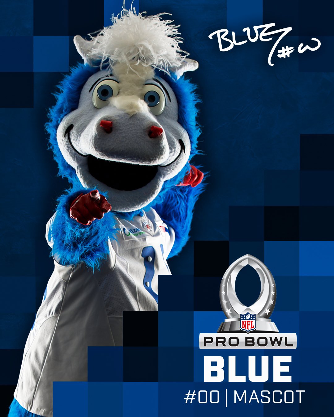 Indianapolis Colts Mascot Cartoon