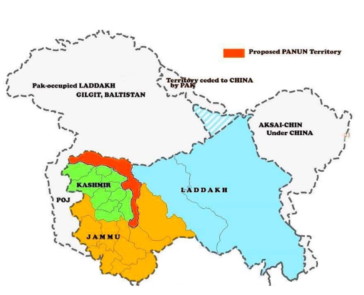 Kashmir Region Map