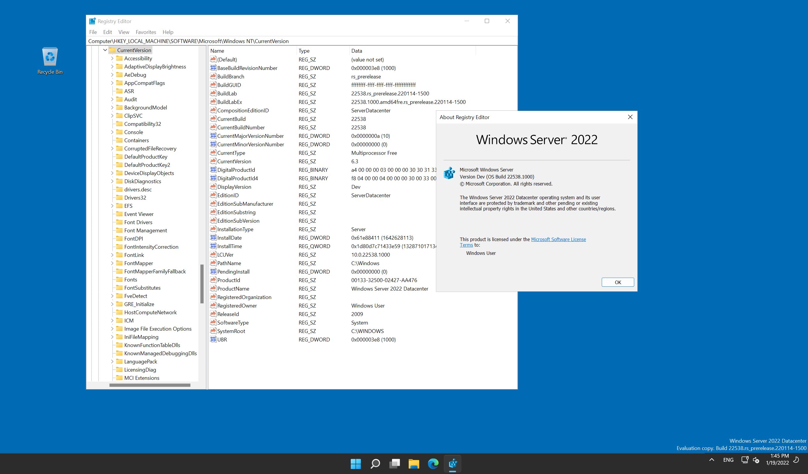 🔮WZor👁️ on Twitter: "👨‍🔧Updating a previous Windows Server vNext #LTSC, Version Dev # ...