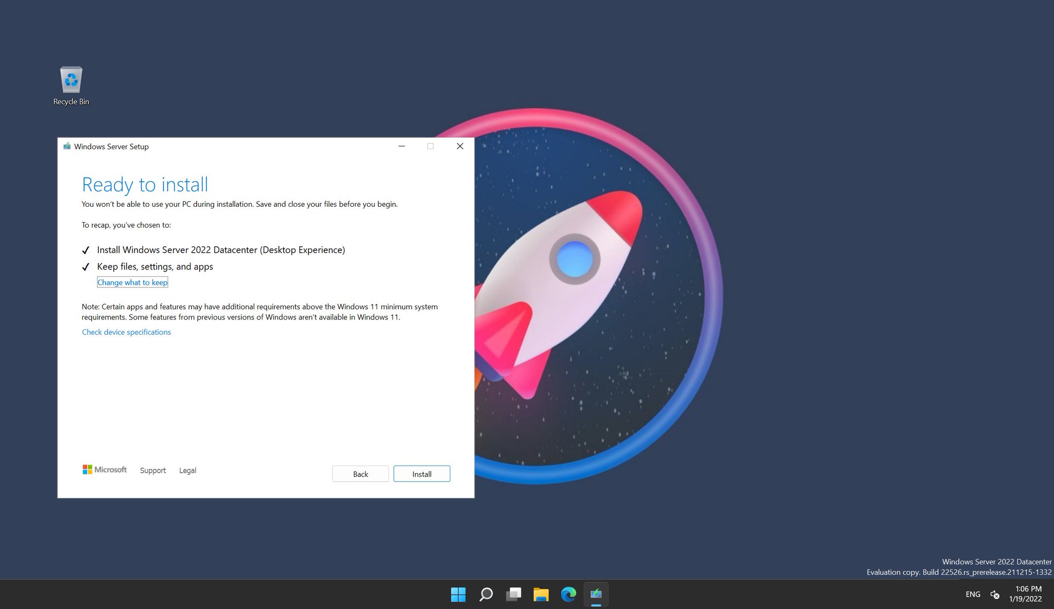 🔮WZor👁️ on Twitter: "👨‍🔧Updating a previous Windows Server vNext #LTSC, Version Dev # ...
