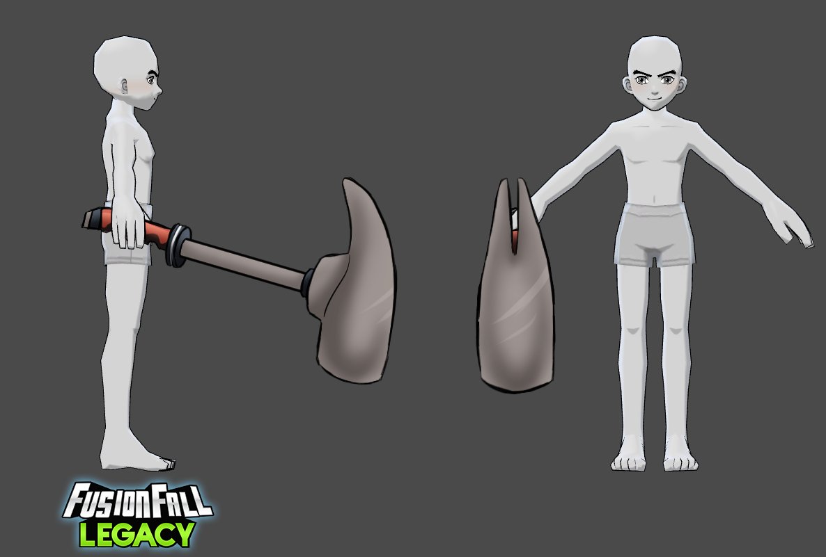 Fusionfall Characters Drawing