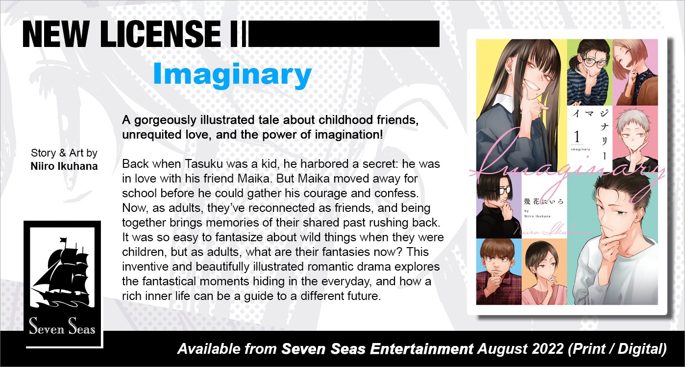 Seven Seas Entertainment on Twitter: "Brand-new license announcement! IMAGINARY by Niiro Ikuhana ...