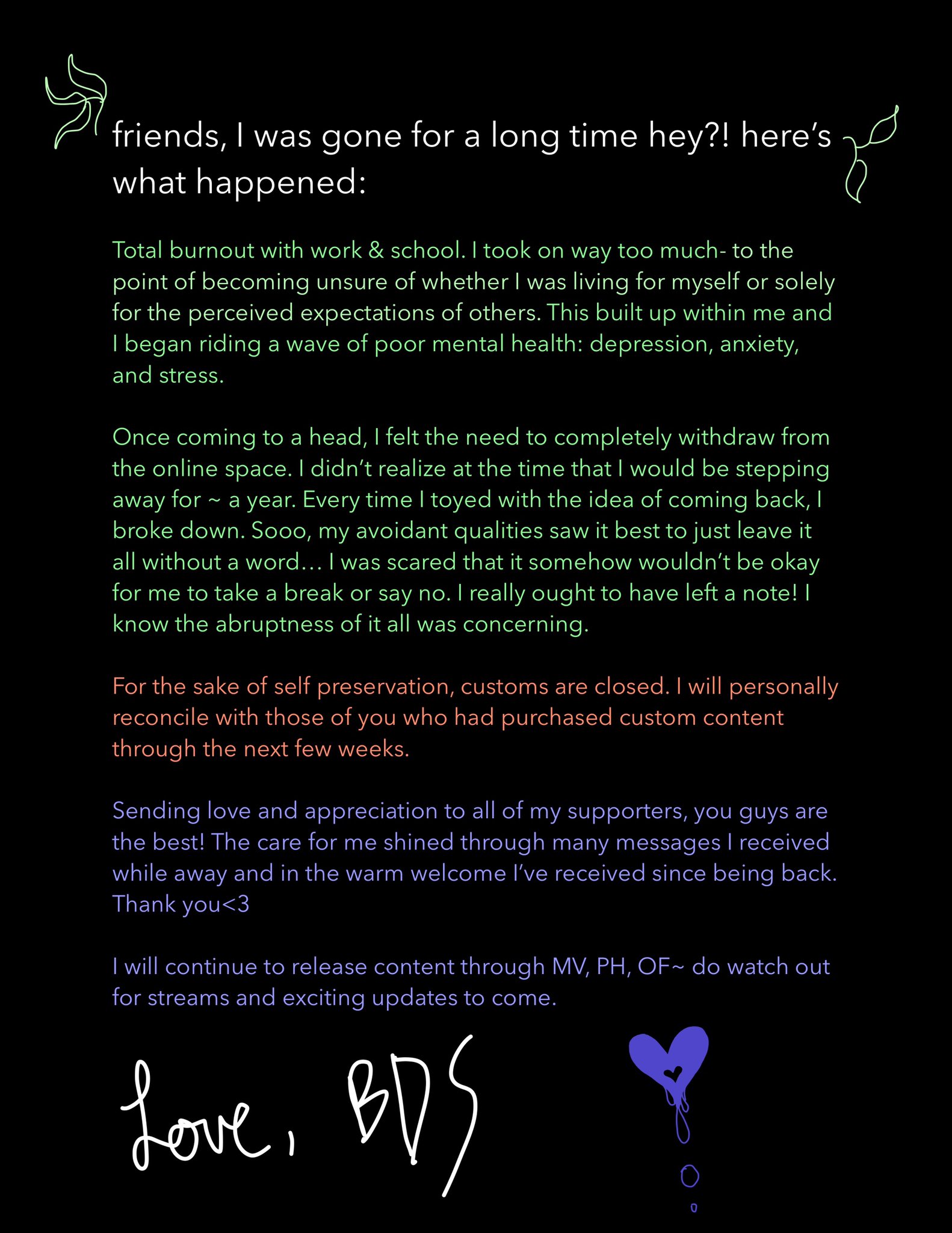 TW Pornstars - BadDragonSlayer. Twitter. A letter for you guys xx. 3:32 ...