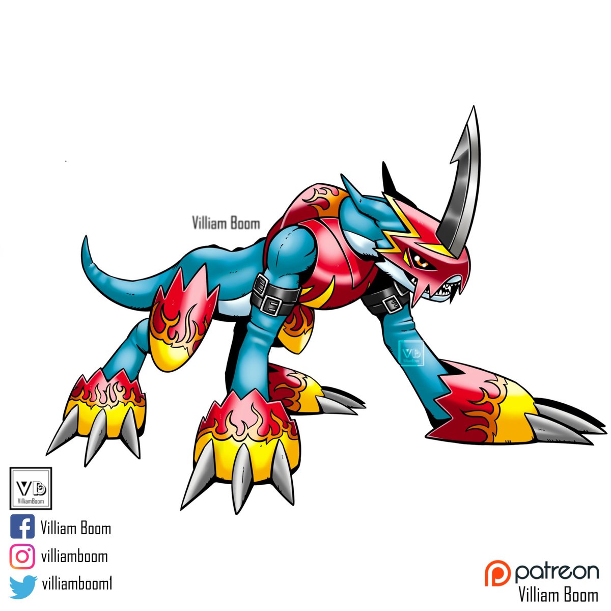 Flamedramon X
