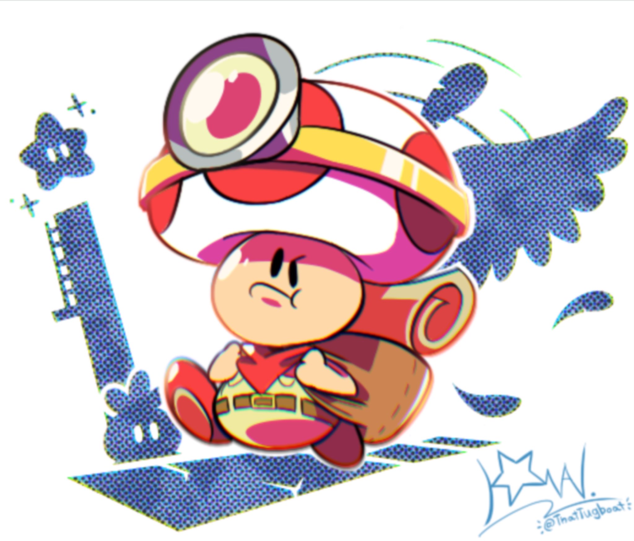 Toad Fan Art NightYoshi Cursed Ship Art 1 Out Of 5 By Featherheartist