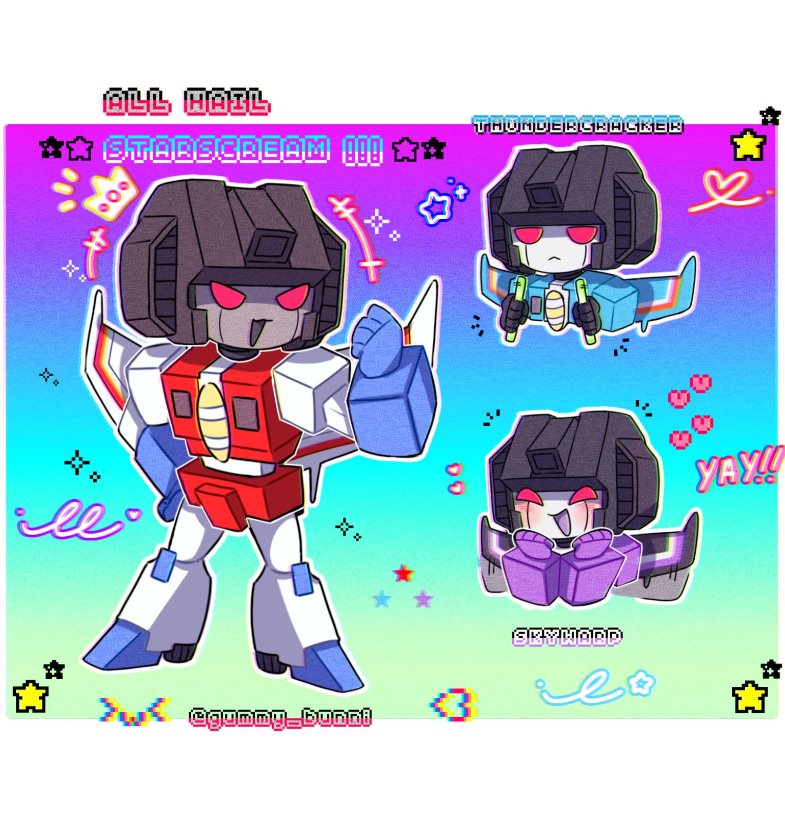 Chibi Transformers Starscream