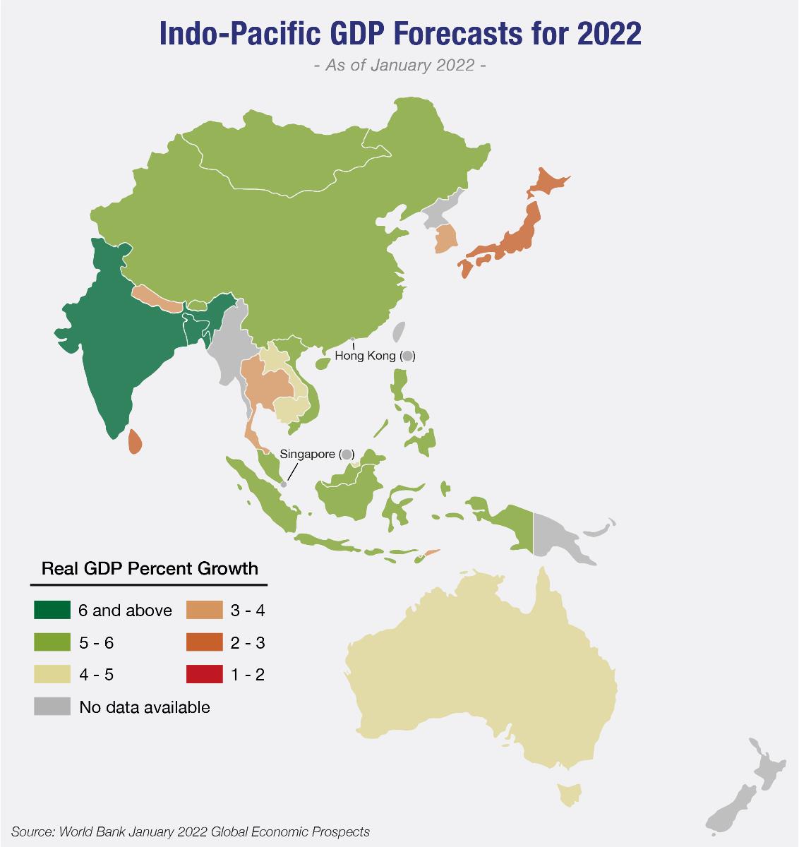 Gdp Map Asia