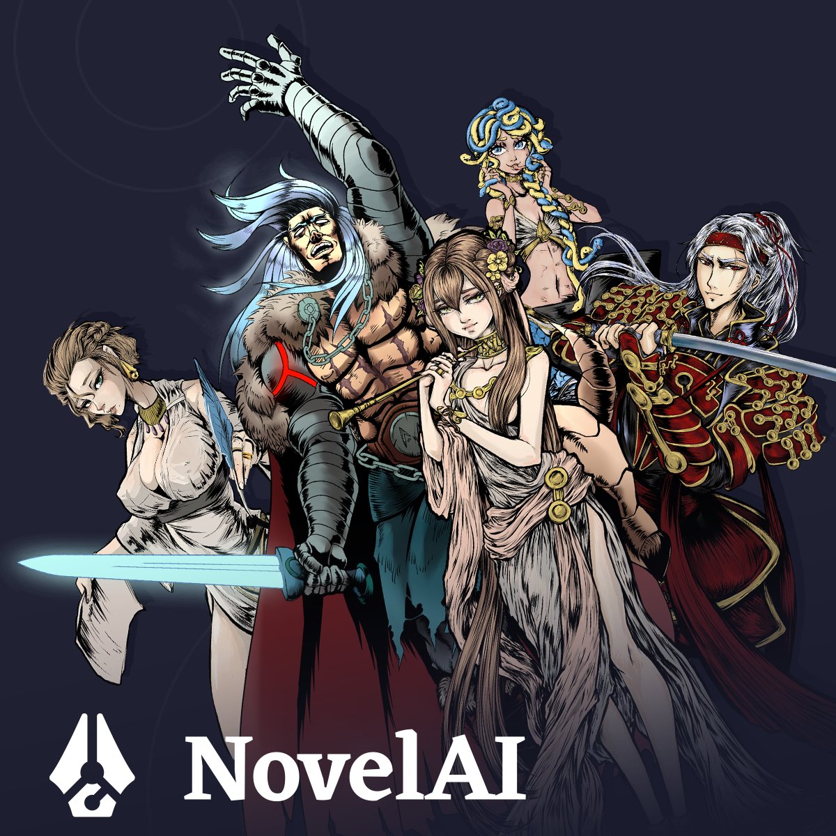 NovelAI on Twitter: "Meet the #NovelAI AI Model family! Our AI storytellers: Euterpe: Fairseq ...