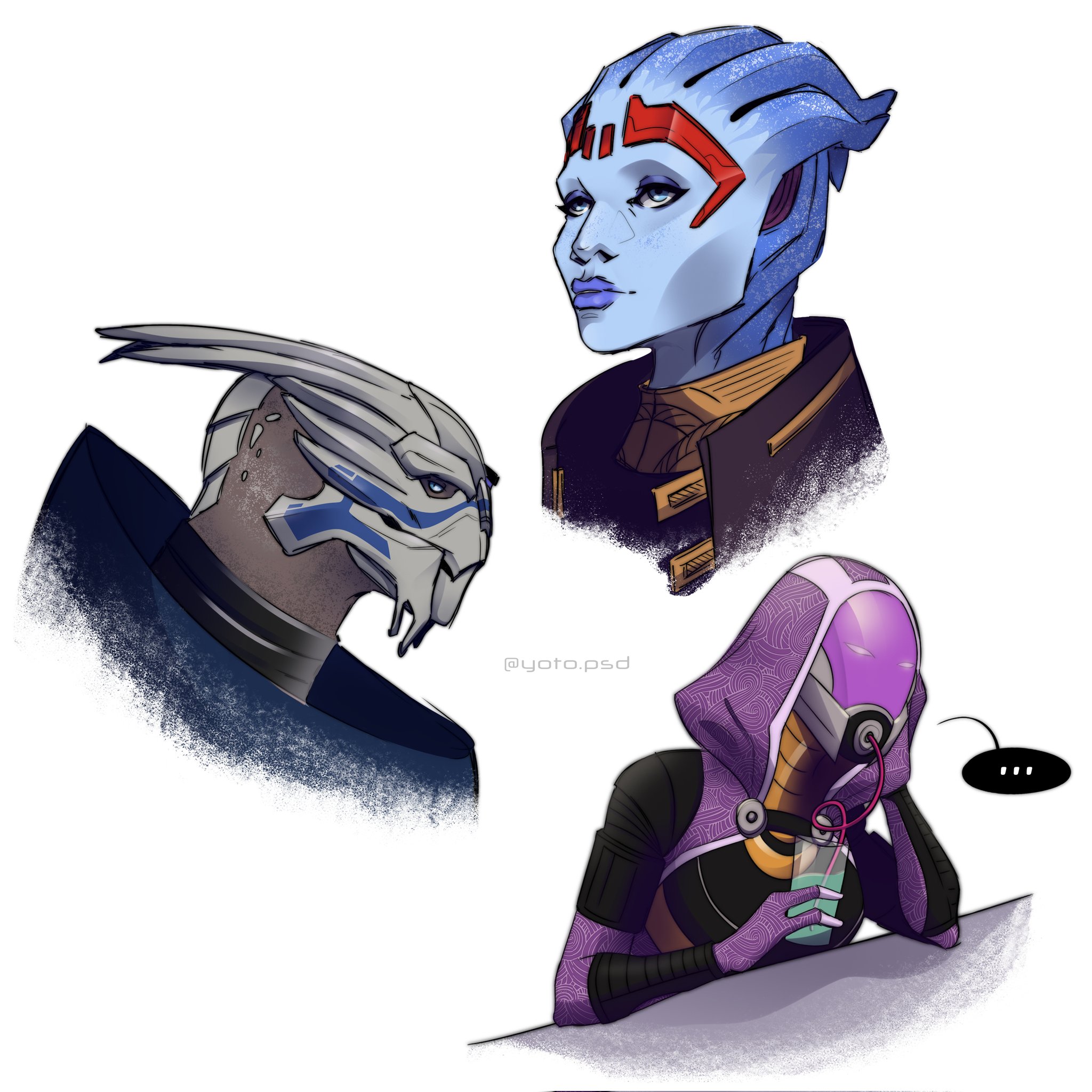 Mass Effect Drell Fan Art