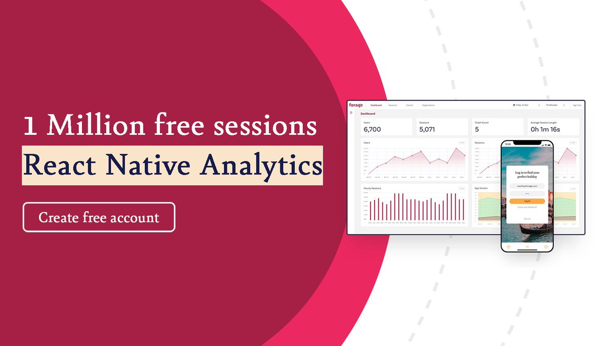 Forage | React Native Analytics (@ForageAnalytics) | Twitter