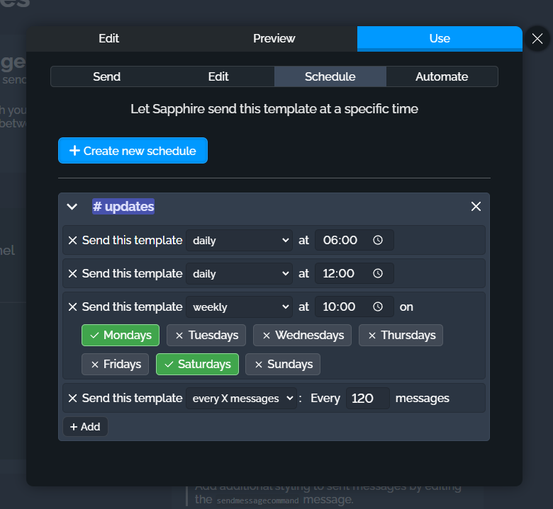 Sapphire Bot Setup Member Join And Leave Logs On Discord | Sapphire