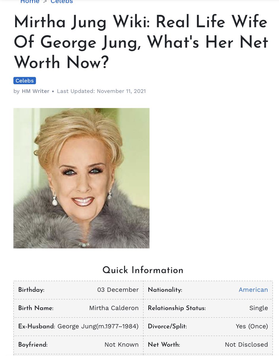 George Jung Ex Wife Mirtha