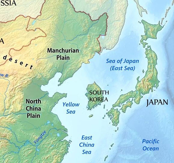 Manchurian Plain Location