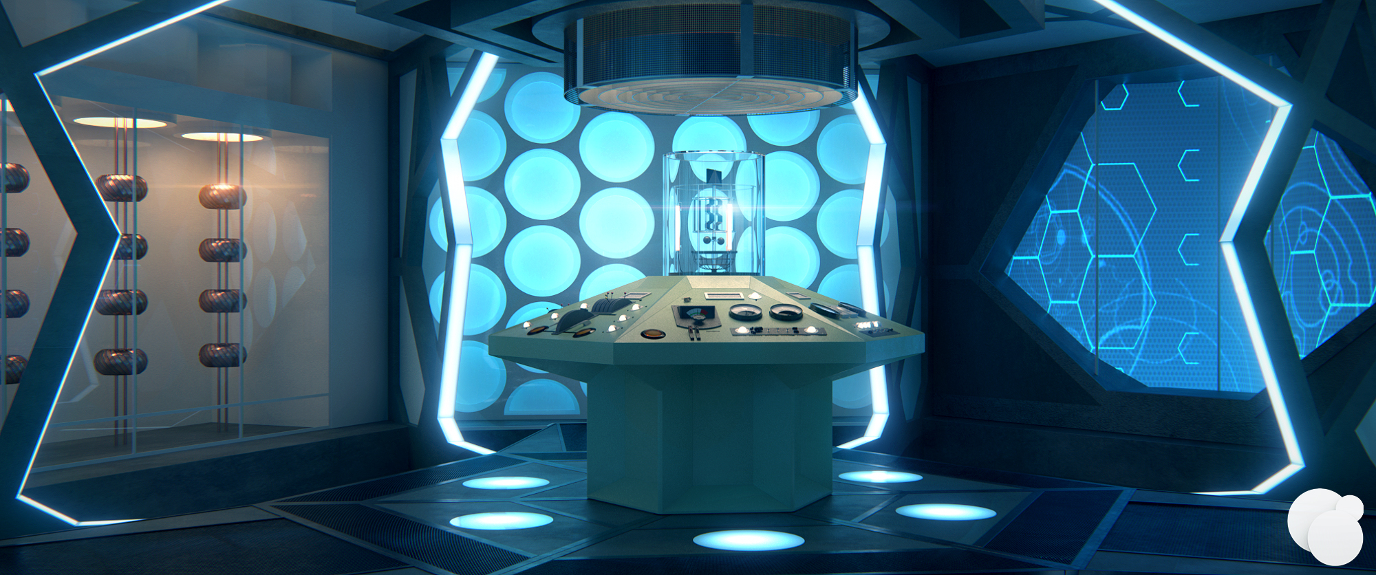 Tardis Interior 2022 Wallpaper