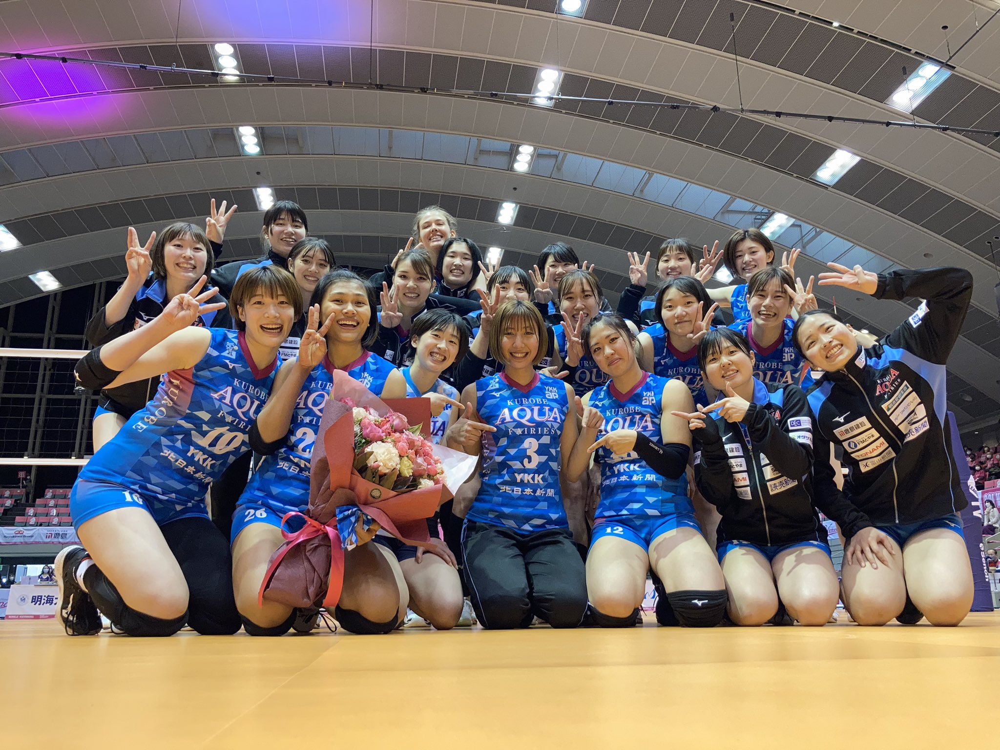 KUROBEアクアフェアリーズ【公式】 on Twitter: "⭐️2021-22 V.LEAGUE DIVISION1 ⭐️ ️2022/1/22 SAT ️ヴィクトリーナウィンク体育館 ...