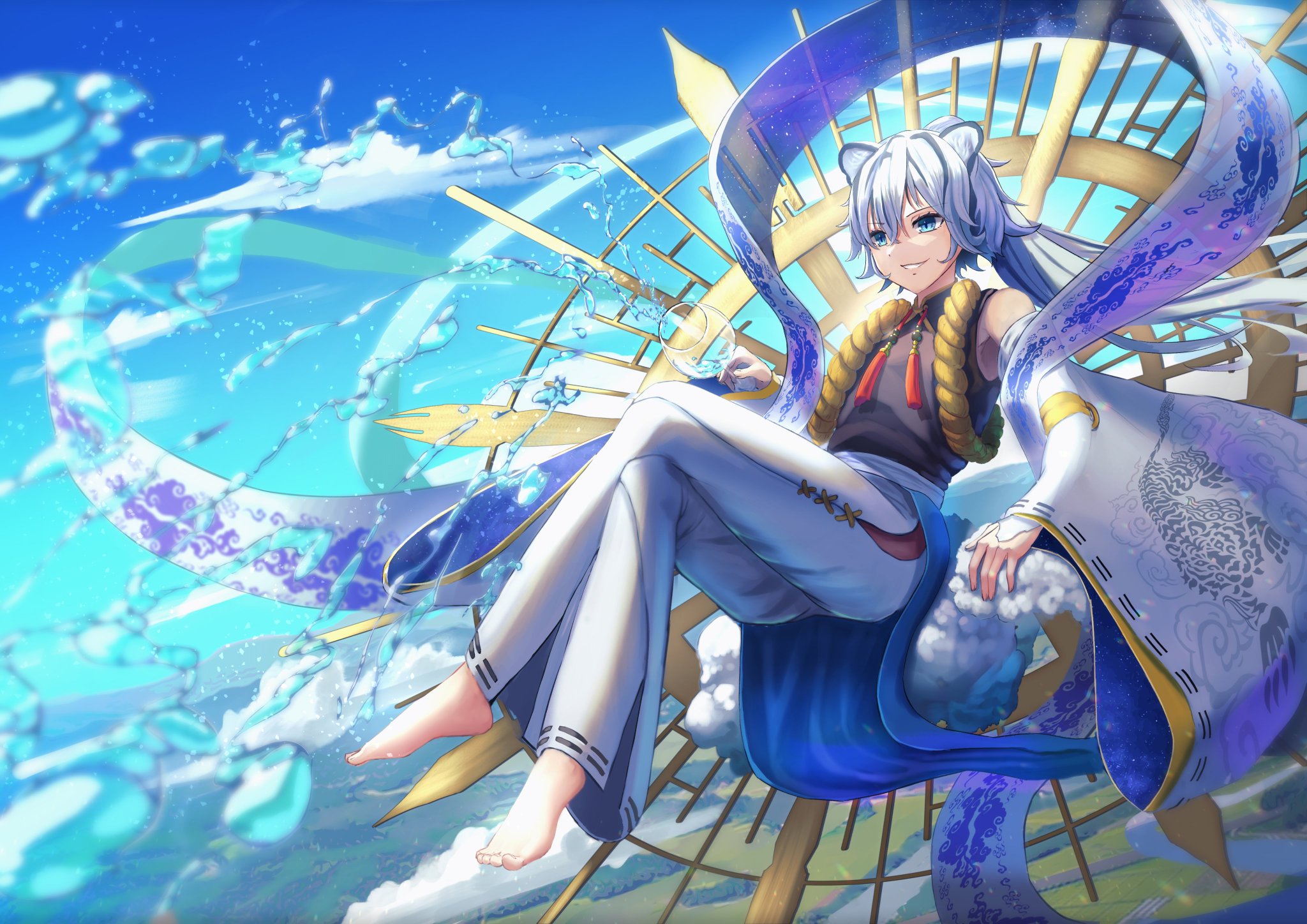 Ginlear on Twitter: "『Blessed Water』 ＃創作 https://t.co/1AMyqriHNM" / Twitter