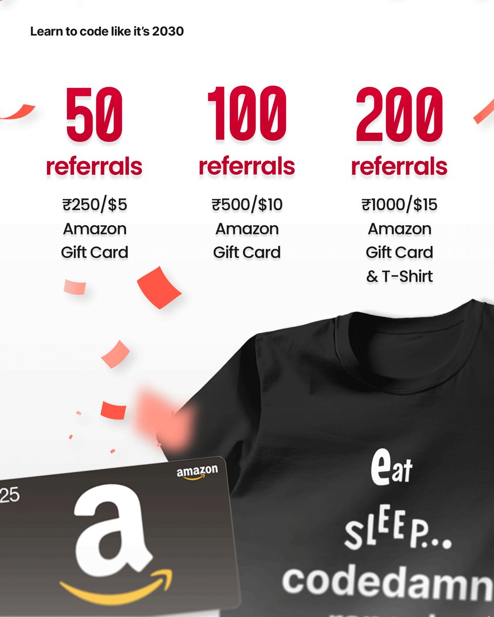 📢 REFERRAL PROGRAM ANNOUNCEMENT 📢 - Thread from codedamn @codedamncom - Rattibha