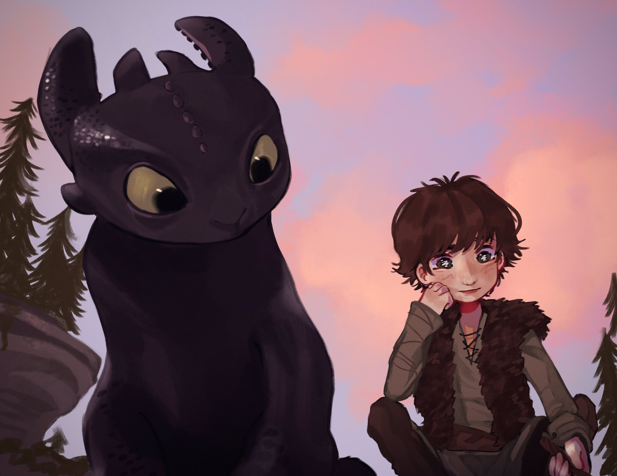 Toothless And Hiccup
