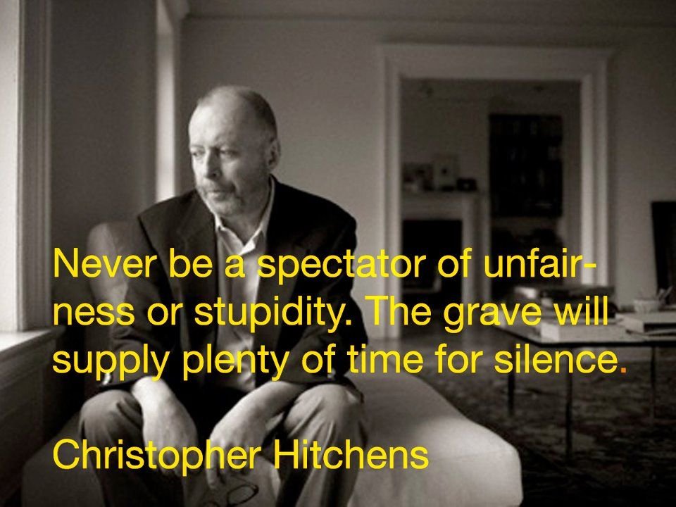 Christopher Hitchens Quotes On Life